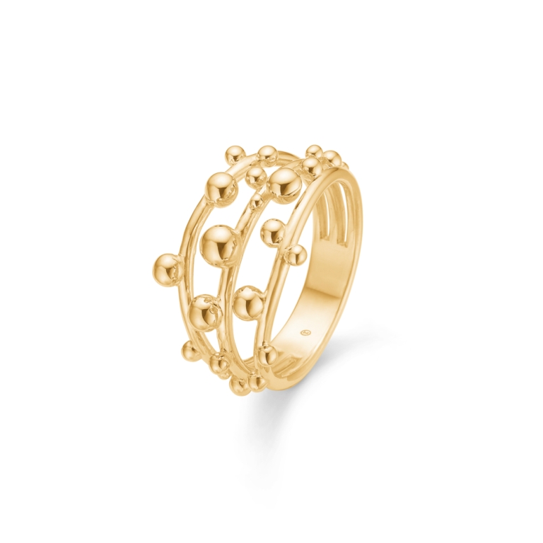 Mads Z "Bubbles" ring 14 kt. guld (str. 50) | Pind J. Design